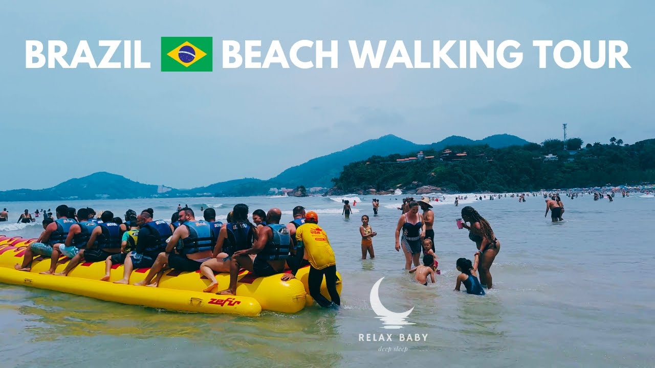 A Sunny Day by the Sea - Walking Tour at a Brazilian Beach 🇧🇷 Tenorio ...