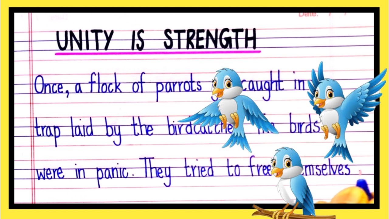 5 lines moral story for kids|english story writing|story writing in ...