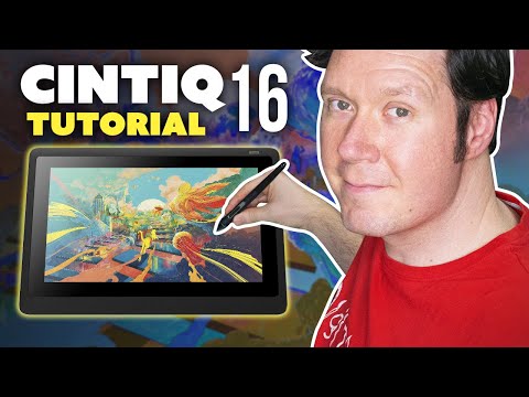 How to Setup Wacom CINTIQ 16 - Tutorial