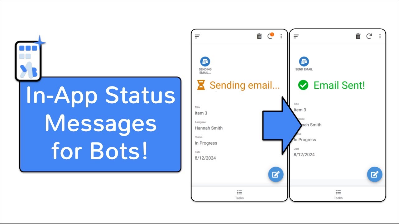 In-App Status Messages for Bots! - YouTube