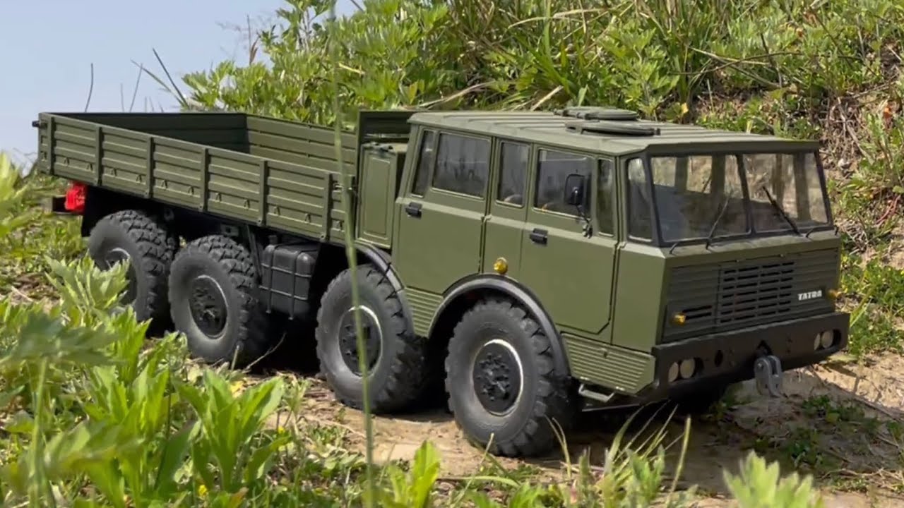 CROSS RC DC8 TATRA 813 MAIDEN RUN - YouTube