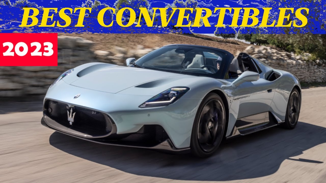 Top 9 new CONVERTIBLE cars 2023 - YouTube