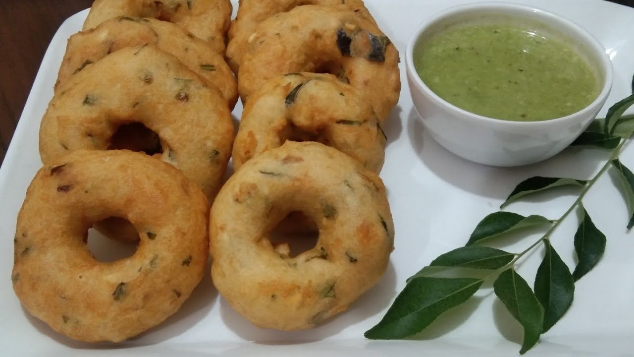Medu Vada Recipe | Easy urad dal vada | Crispy and Soft Medu Vada ...