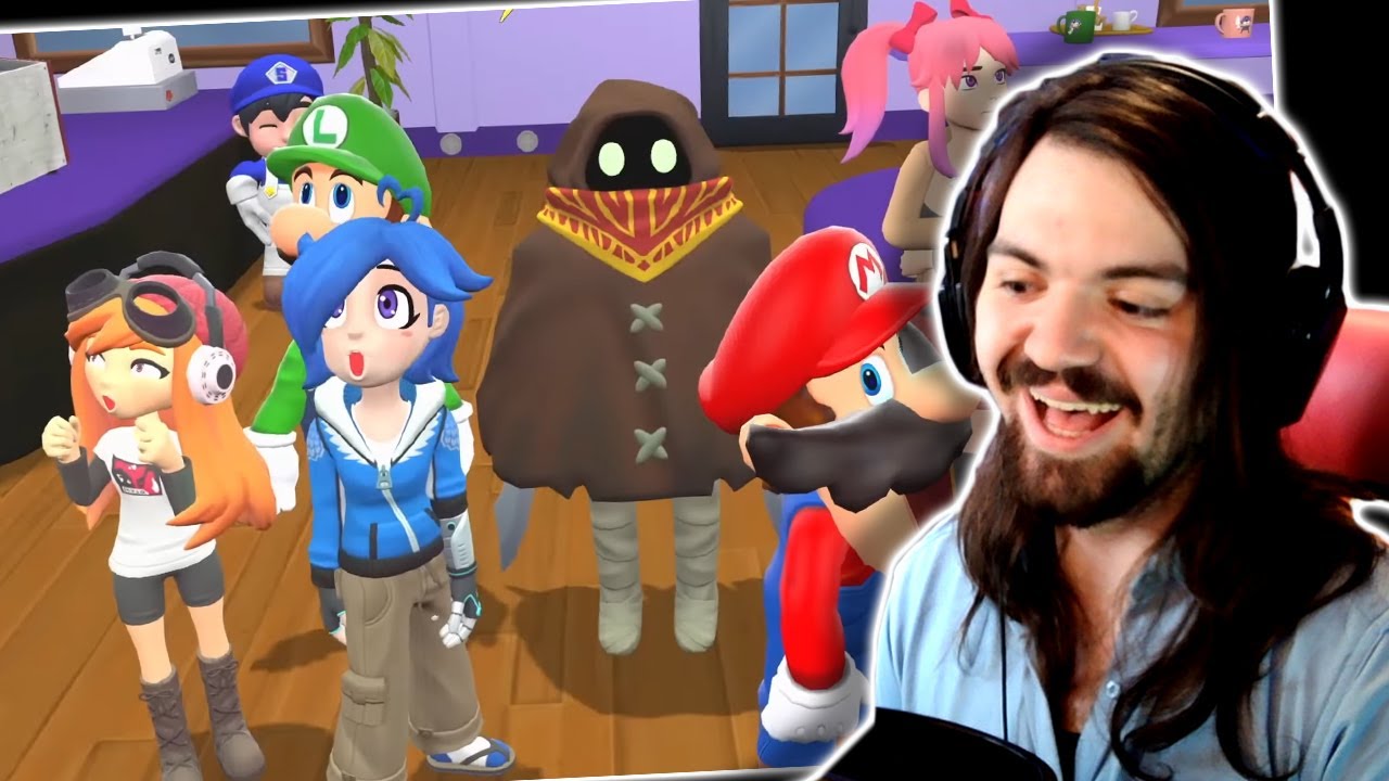 THE GANGS ALL HERE!!! - SMG4: SMG3'S BOMB CAFE - YouTube