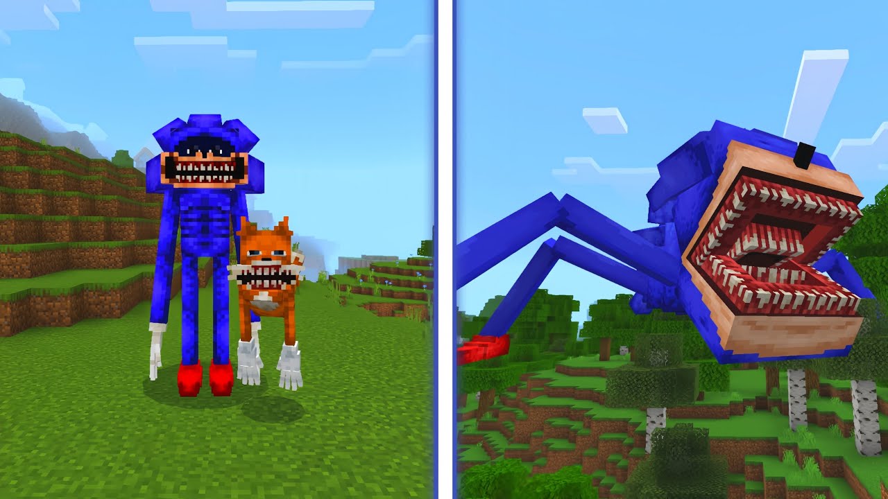 Shin Sonic Tapes Updated Mod In Minecraft PE | 1.21+ - YouTube