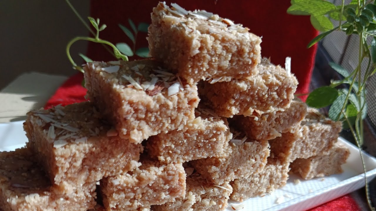 Moongfali Ki Mithai Recipe | Chakki Recipe | Indian Peanut Sweet ...