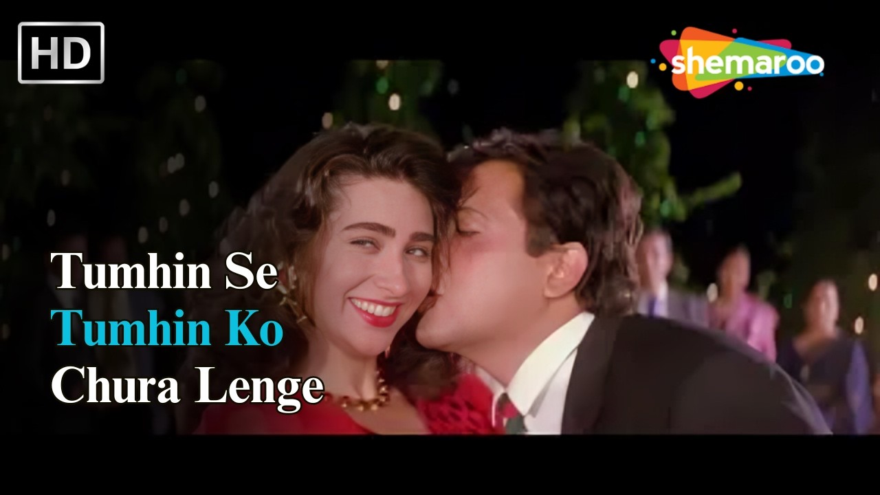 Tumhin Se Tumhin Ko Chura Lenge | Dulaara (1994)| Govinda, Karishma ...