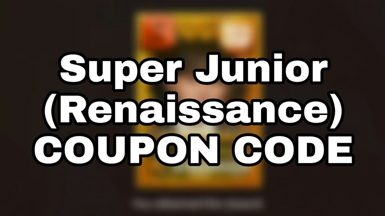 SuperStar SMTown • Super Junior (Renaissance) "The Renaissance" Coupon ...