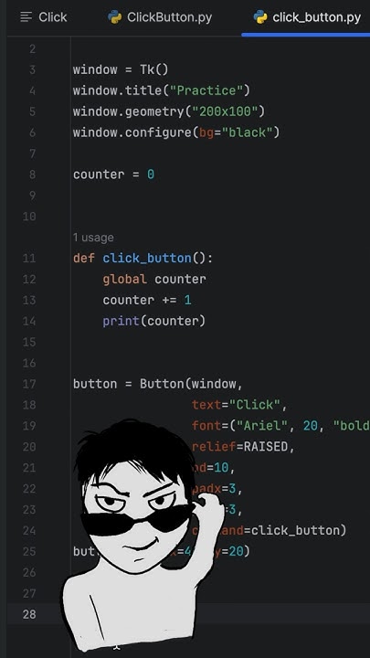 Tkinter How To Create A Button Python Pythonprogramming Coding Learning Video Shorts