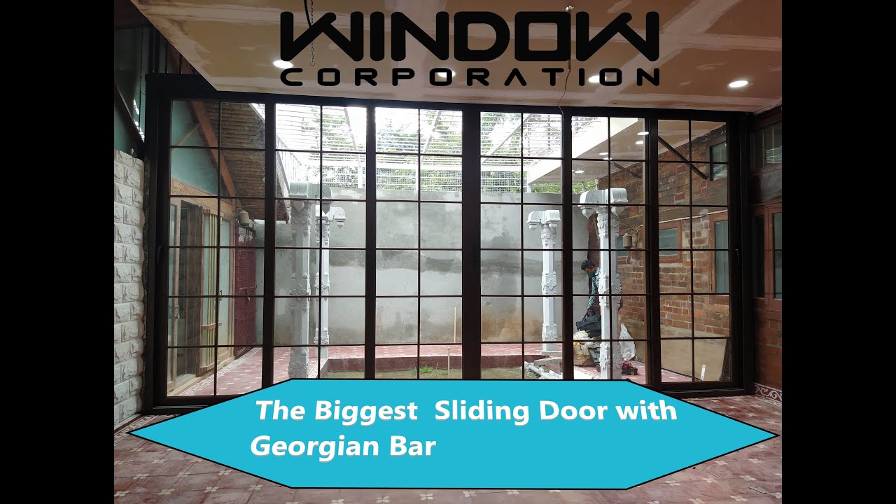 Biggest Sliding door with Georgian bar | UPVC | Window Corporation ...