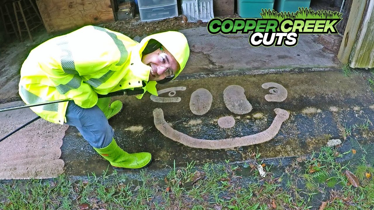 Cleaning 40 Years Of Filth & Grime (Oddly Satisfying Pressure Washing ...