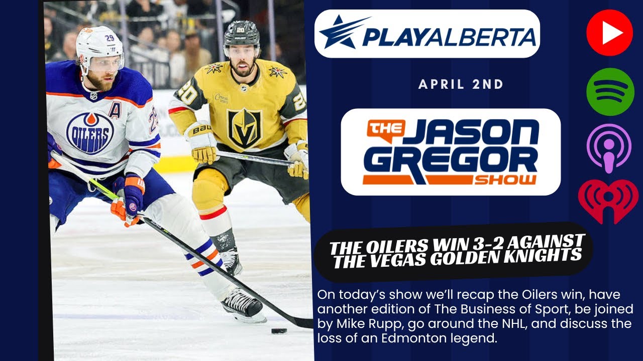 The Jason Gregor Show - April 2nd, 2025 - A huge 3-2 win in the desert ...
