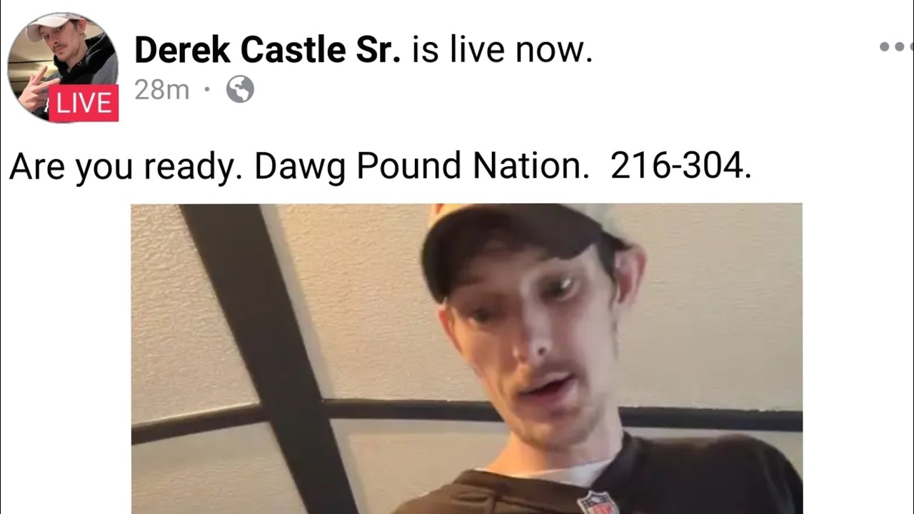 Derek Derkie Castle and Bo White Facebook Live Let's Go Browns. # ...