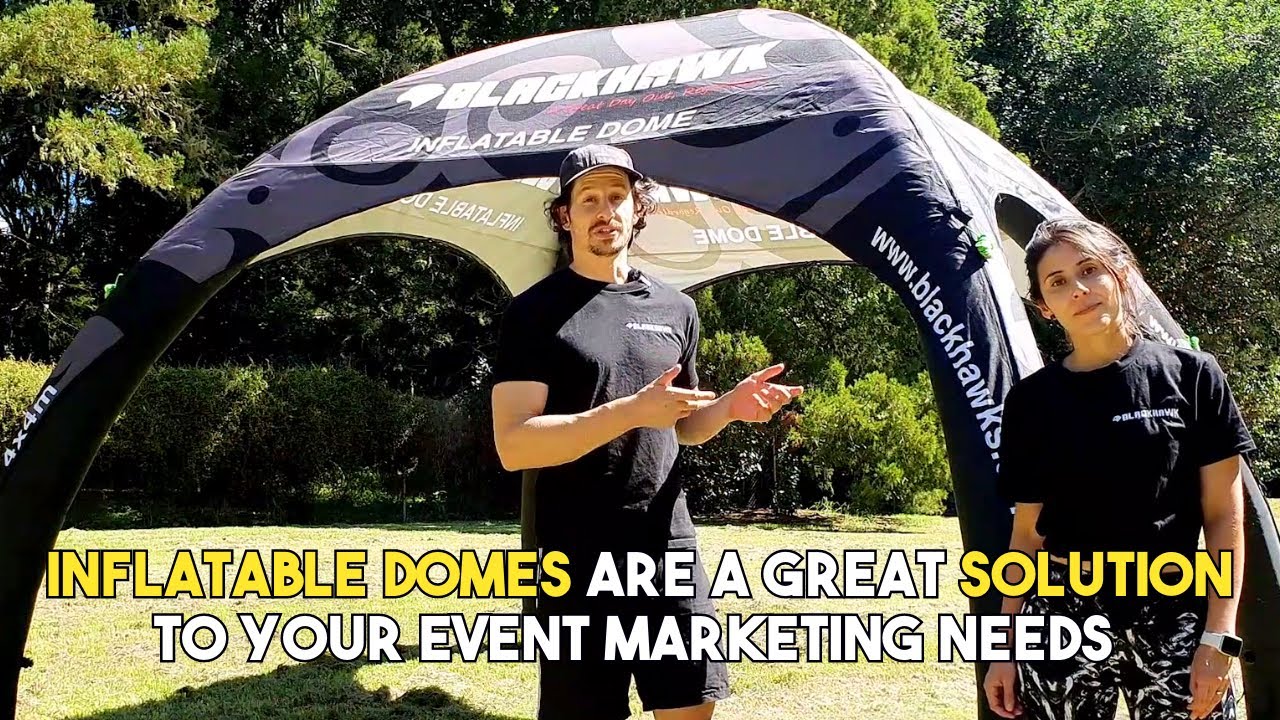 Make a Big Impact with Custom Branded Inflatable Domes! - YouTube