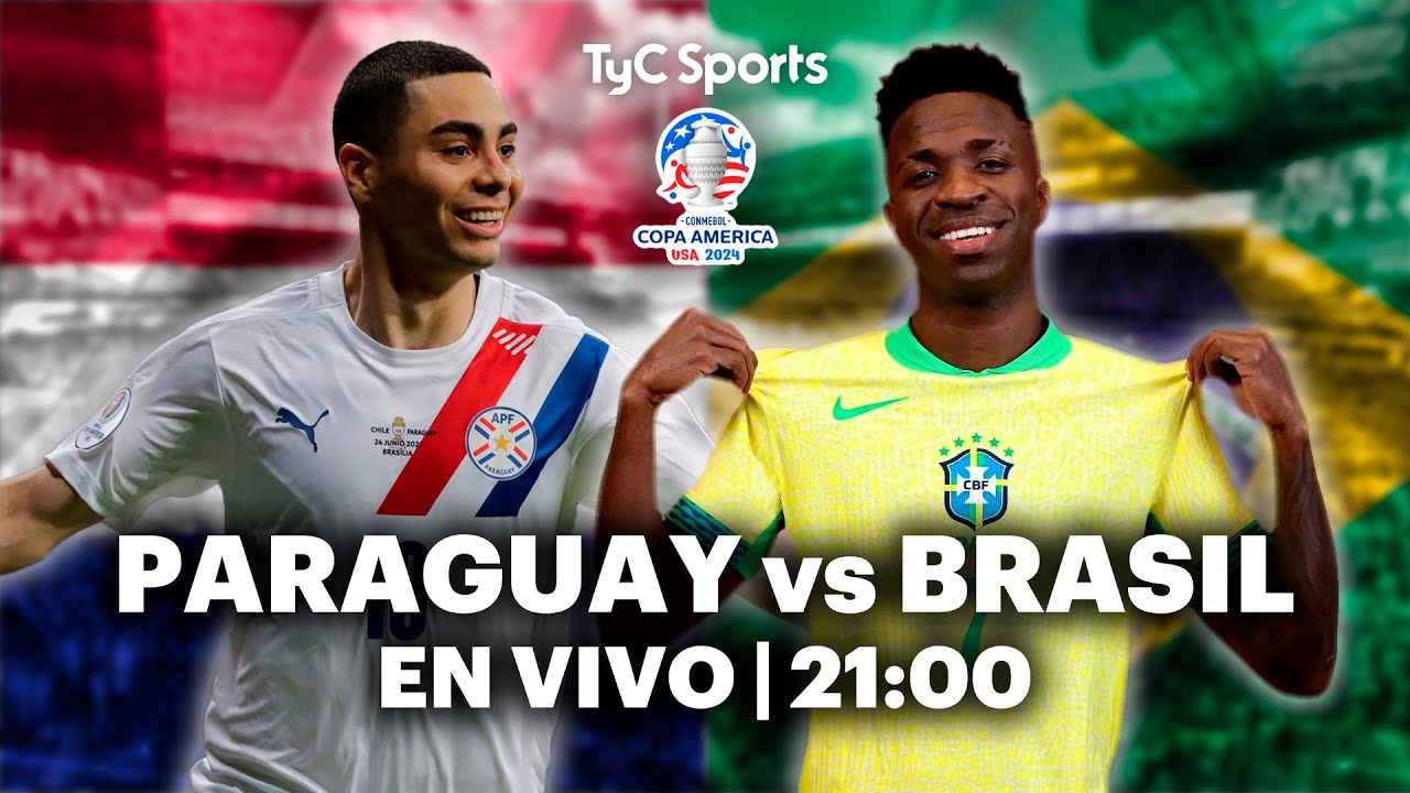 EN VIVO 🔴 PARAGUAY vs BRASIL | Copa América – Fase de Grupos | Vivilo en TyC Sports - YouTube
