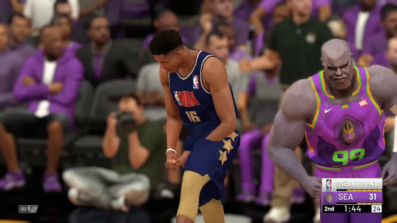 Thanos Vs The Best Players In The NBA! - YouTube