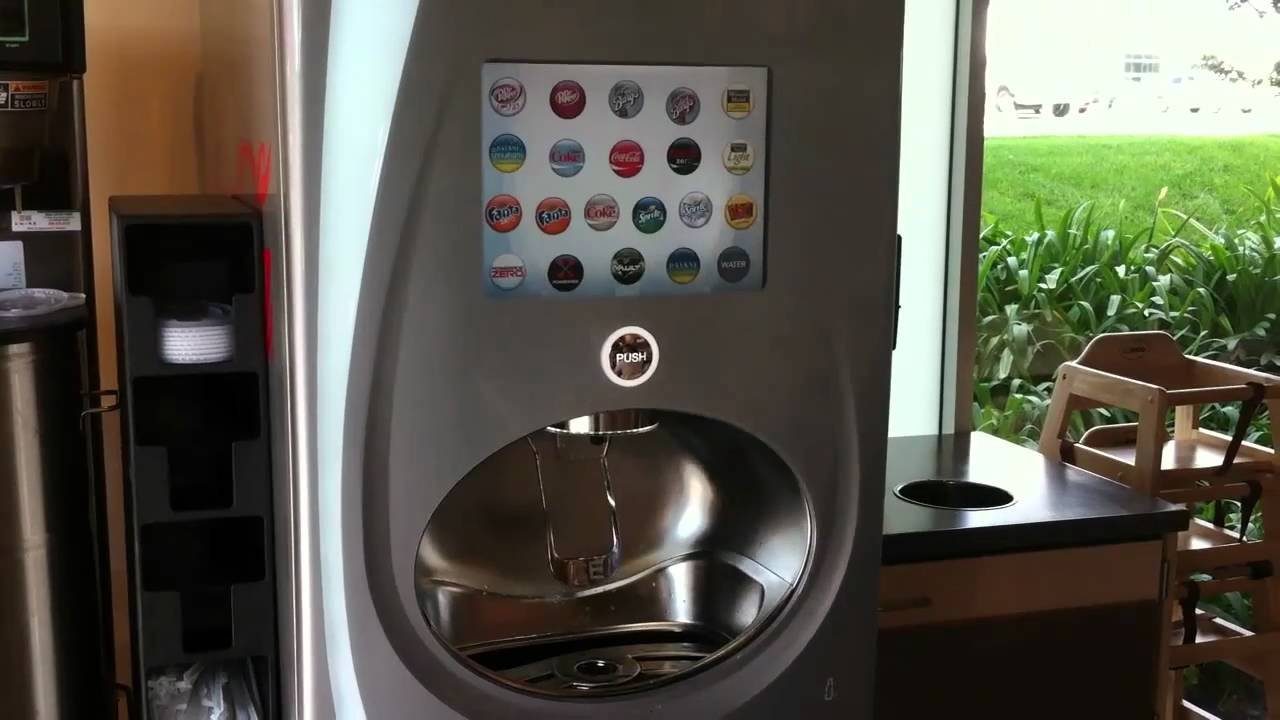 Futuristic Soda Machine (Coca Cola Freestyle) - YouTube