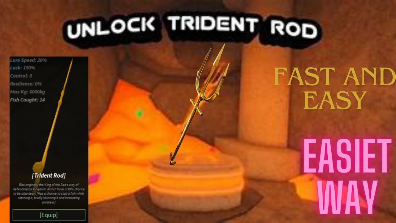 How To Get The Trident Rod in Fisch. Complete Guide (EASIEST WAY) - YouTube