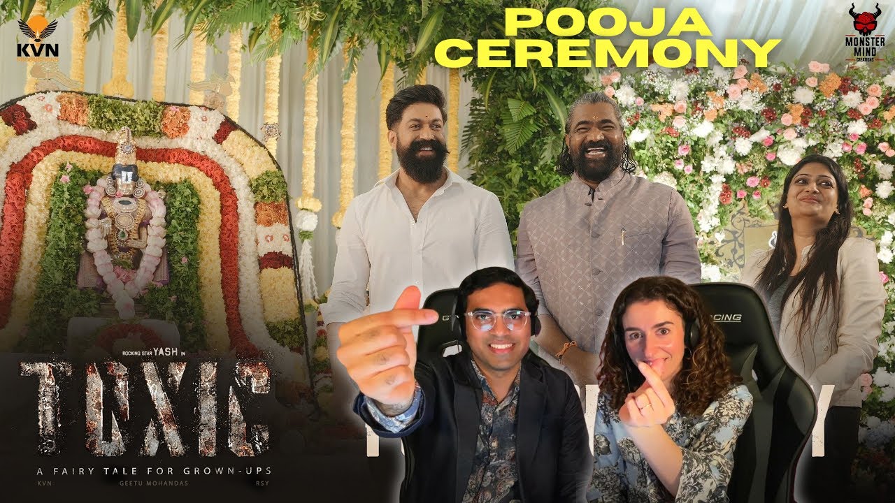 TOXIC Pooja Ceremony - Rocking Star Yash | Geetu Mohandas | KVN Productions | French & Indian ...