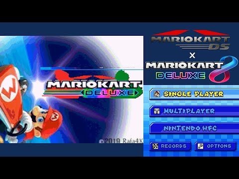 Mario Kart DS Deluxe - MKDS with MK8 Deluxe Tracks! (Real DS Livestream ...