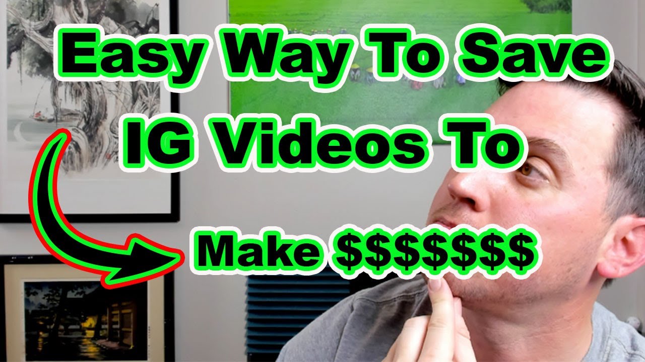 Easy Way To Save IG Videos Onto Camera Roll (2020) - YouTube