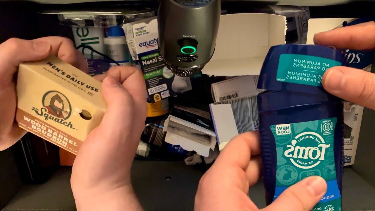 ASMR Drawer Rummaging, Tapping & Organizing (No Talking) - YouTube