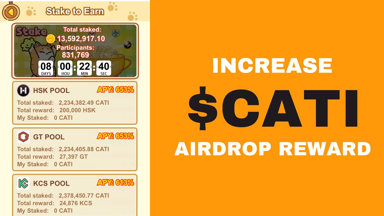 Catizen Airdrop Claim: How to stake your $CATI airdrop rewards to boost ...