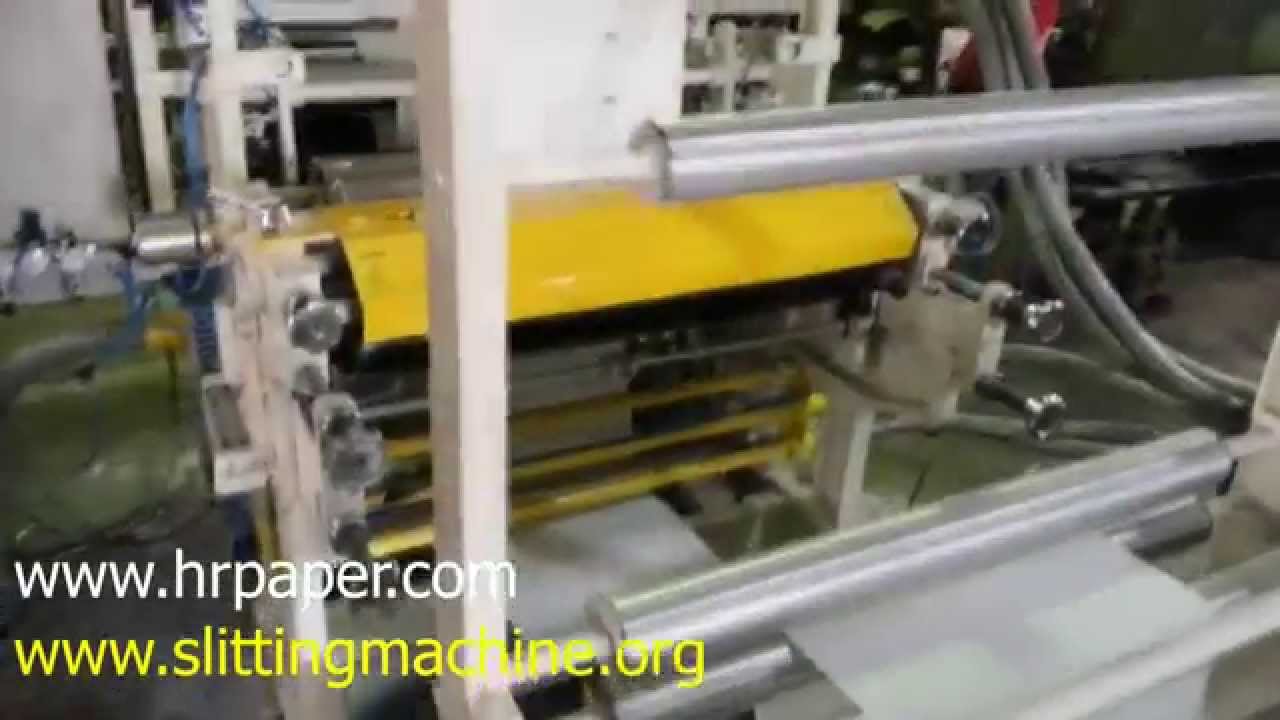 Thermal Paper Printing and Slitting Machine - YouTube