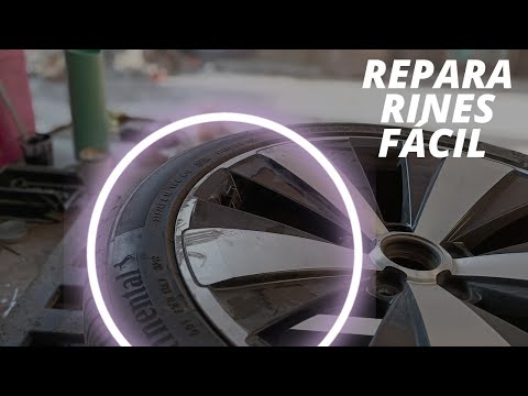 cómo pintar rines y quitar raspones