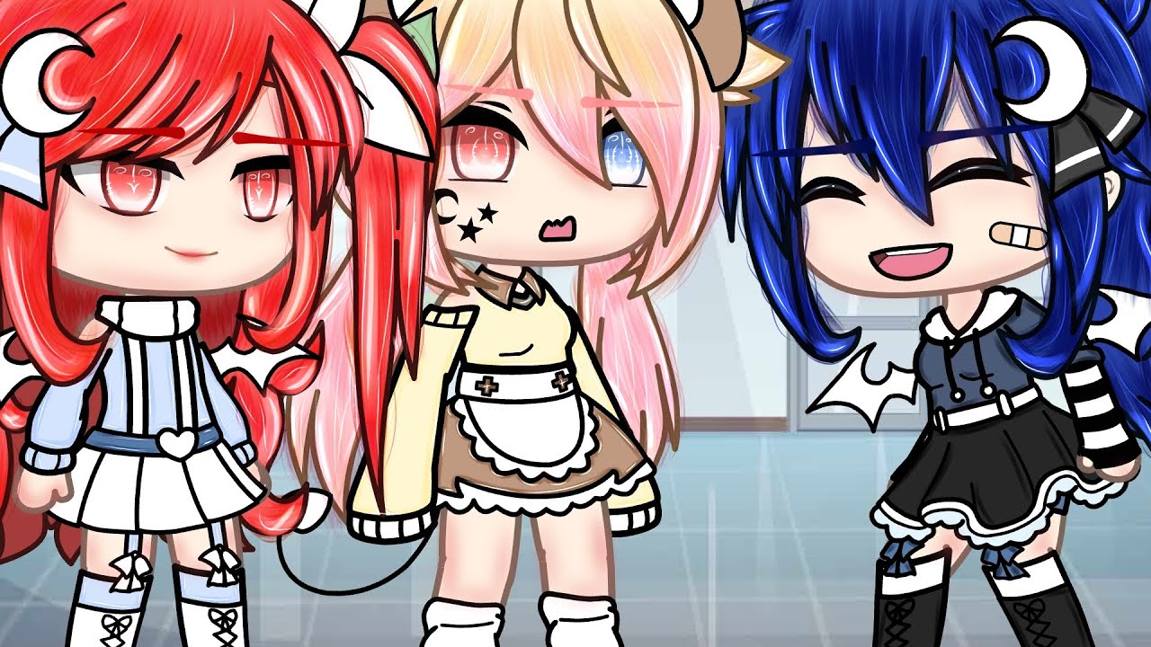 [] Mmm, She devil 😈 she bad lil' B*tch, She a rebel [] ... Gacha life ...
