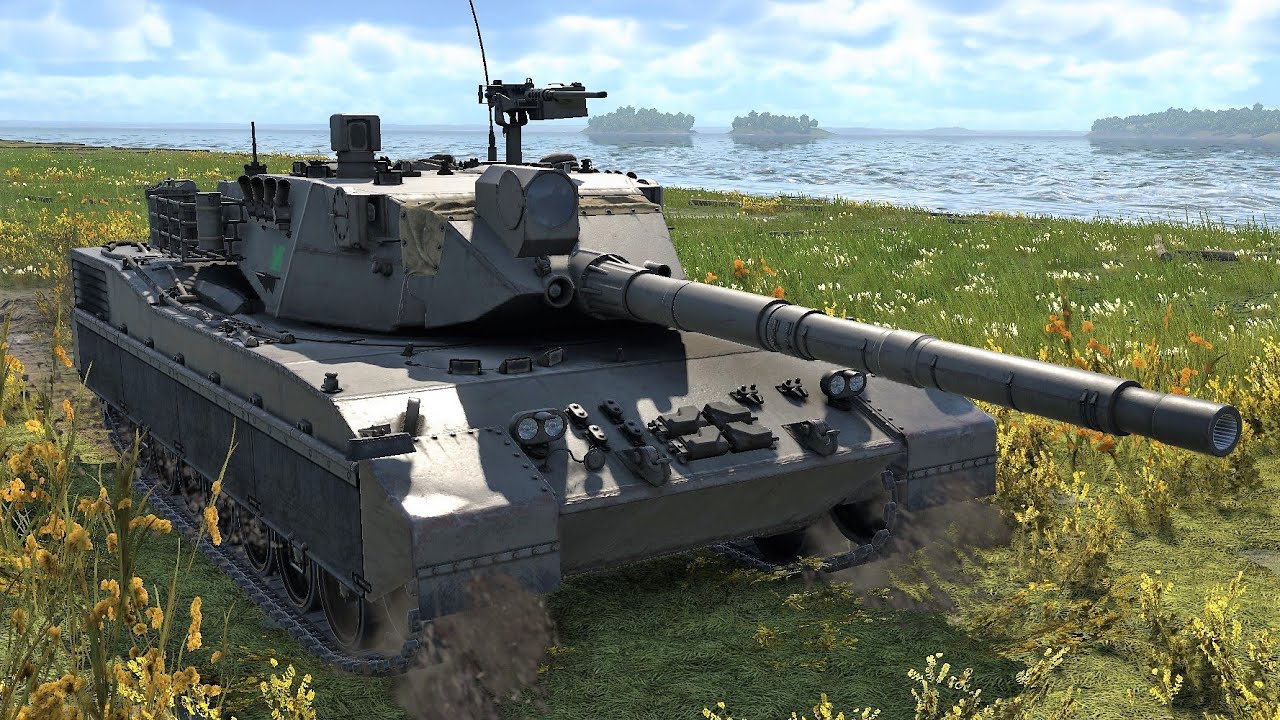 War Thunder: OF-40 Mk.2A Italian Main Battle Tank Gameplay [1440p 60FPS ...