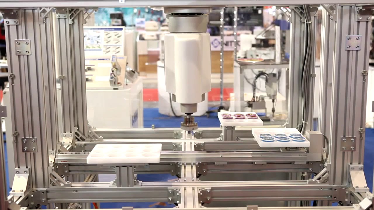 Yamaha Intelligent Machinery - Robots - SCARA - Orbit Type - YouTube