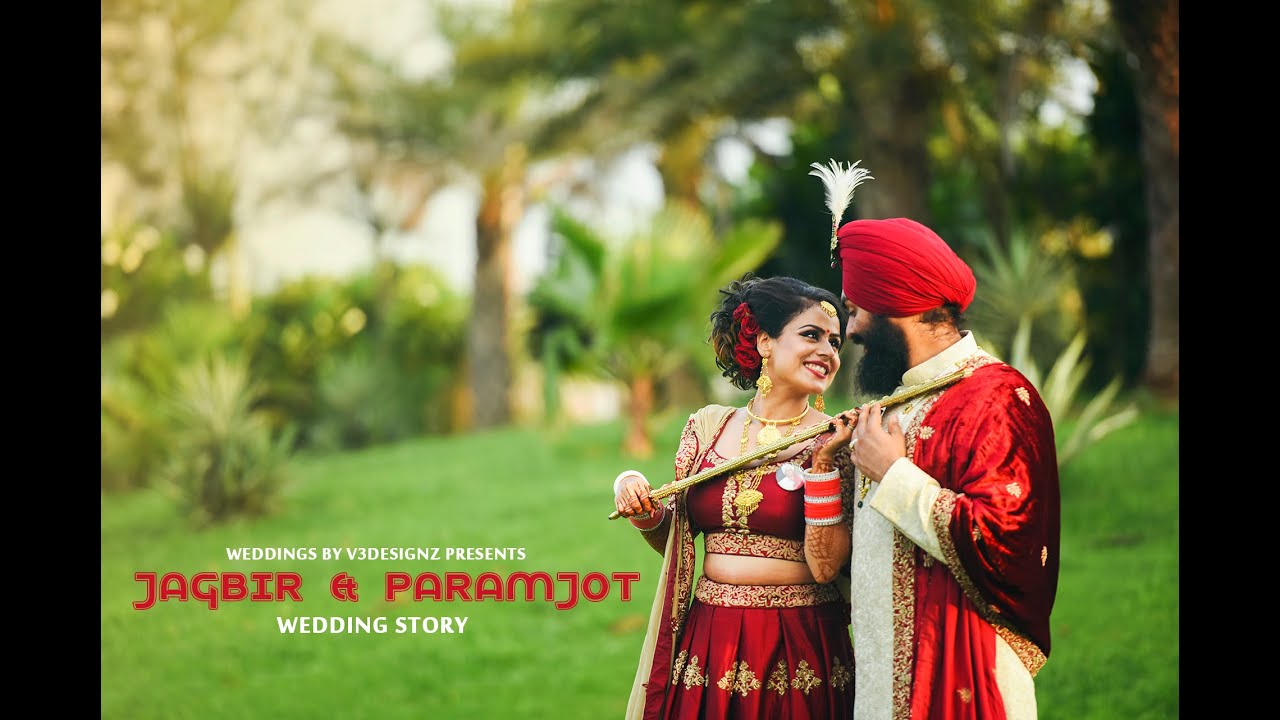 Jagbir Singh & Paramjot Kaur | Wedding Story | Cinematic Highlight | V3DESIGNZ - YouTube