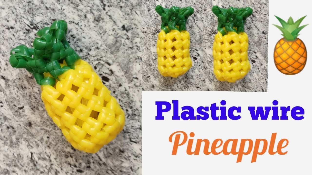 Plastic Wire Pineapple Making...! - YouTube