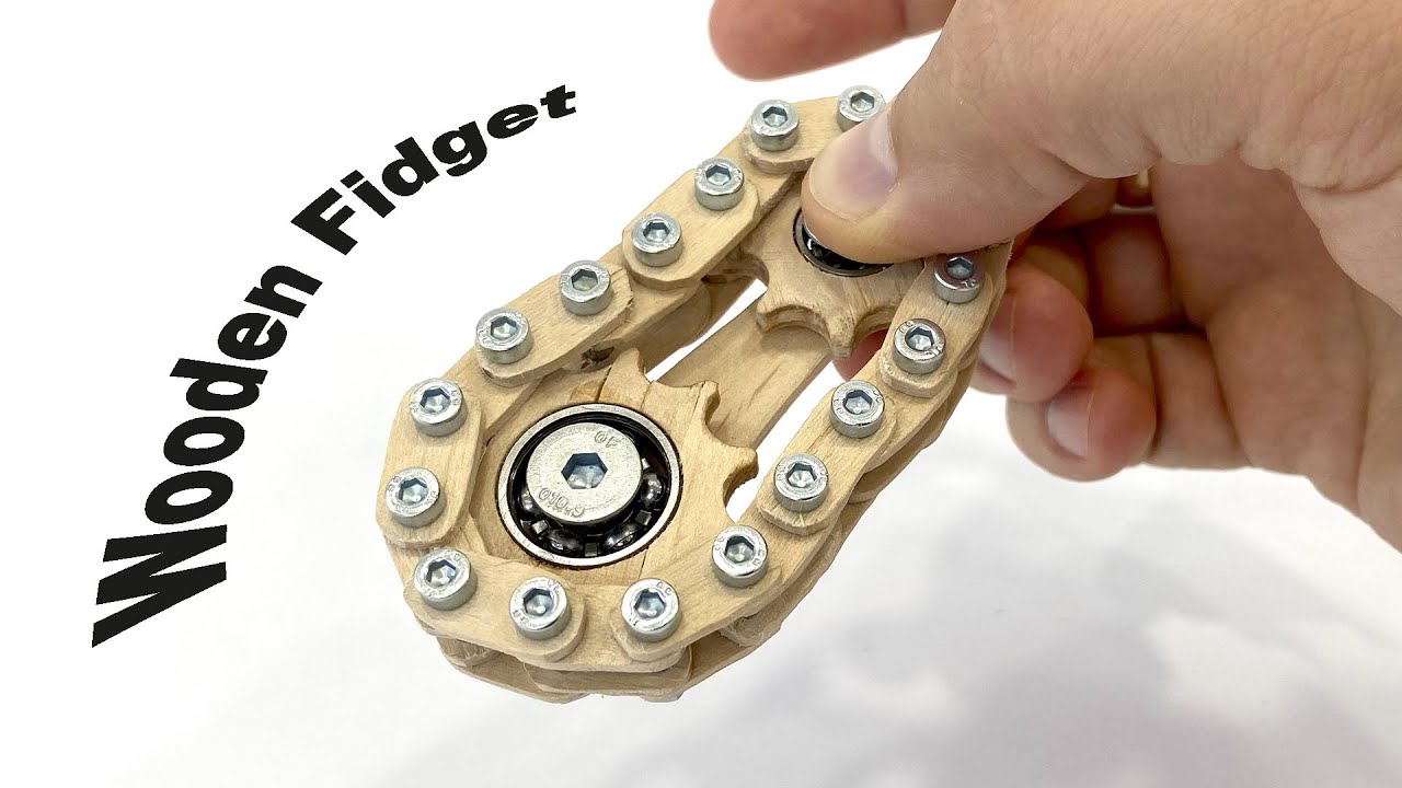 Wooden Fidget Toy Anti-Stress - YouTube