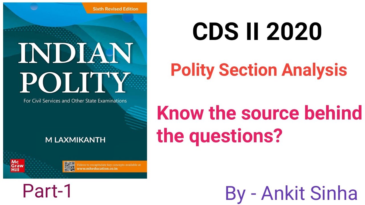 UPSC CDS II 2020 | Polity Section Analysis with sources | Part-1 |# ...