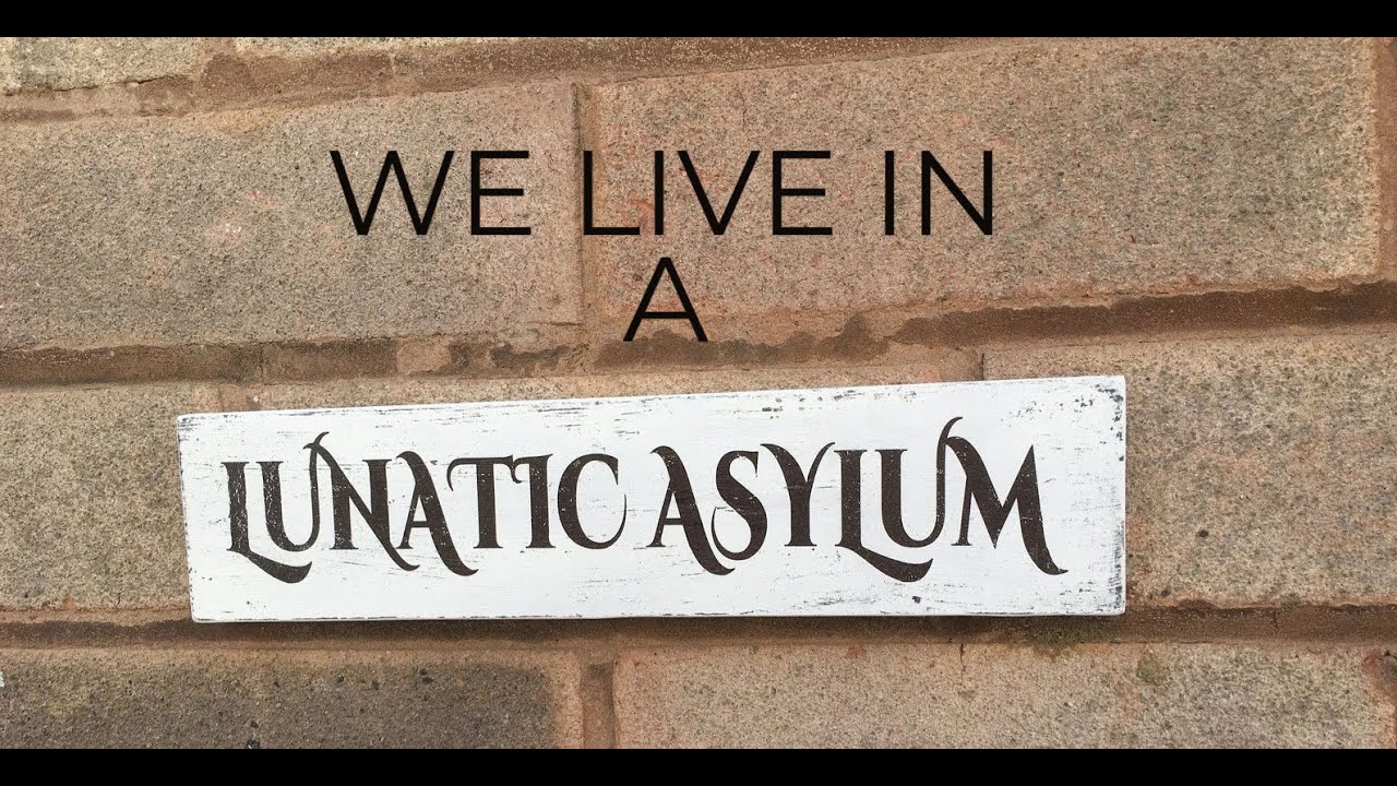 We Live In A Lunatic Asylum Youtube