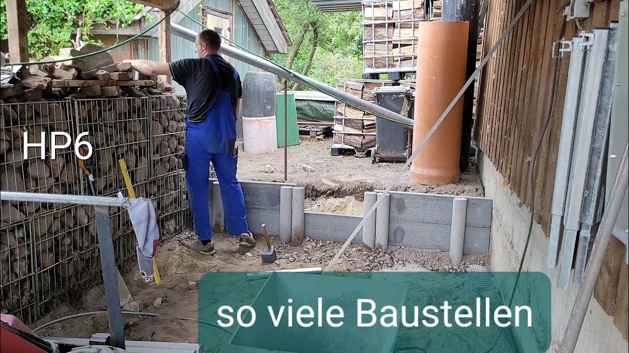 Hof pflastern 6 | Palisaden | Randbegrenzung | Schleppdach | Betonborde ...