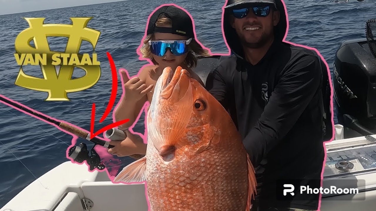 *Red Snapper Fishing* using VanStaal Spinning Tackle - YouTube