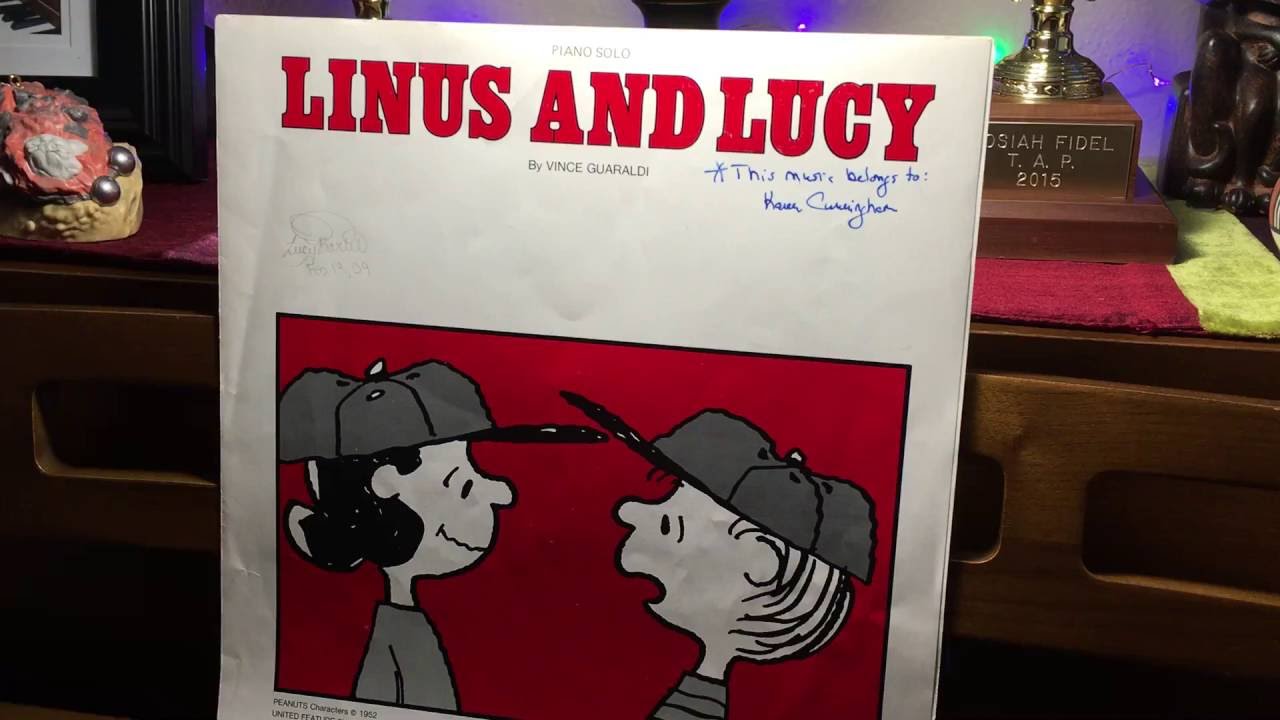 Piano student plays Linus and Lucy - YouTube