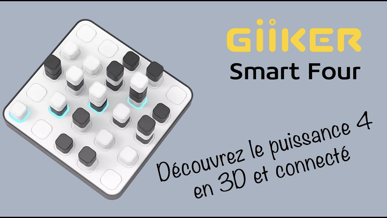 Le Giiker Smart Four, Puissance 4 en 3D et connecté... - YouTube