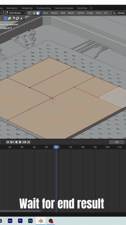 made a motherboard in blender 3d 🤞#3dart #ai #3dart - YouTube