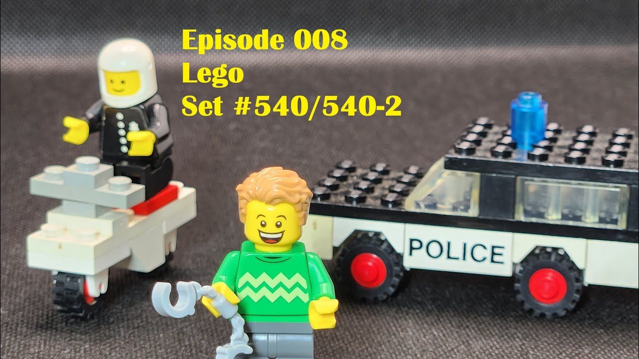 Episode 008. Building Lego set #540 / 540-2 Police Units (1979). - YouTube