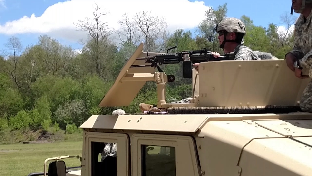 Mounted SAW M249 Todd Krantz - YouTube
