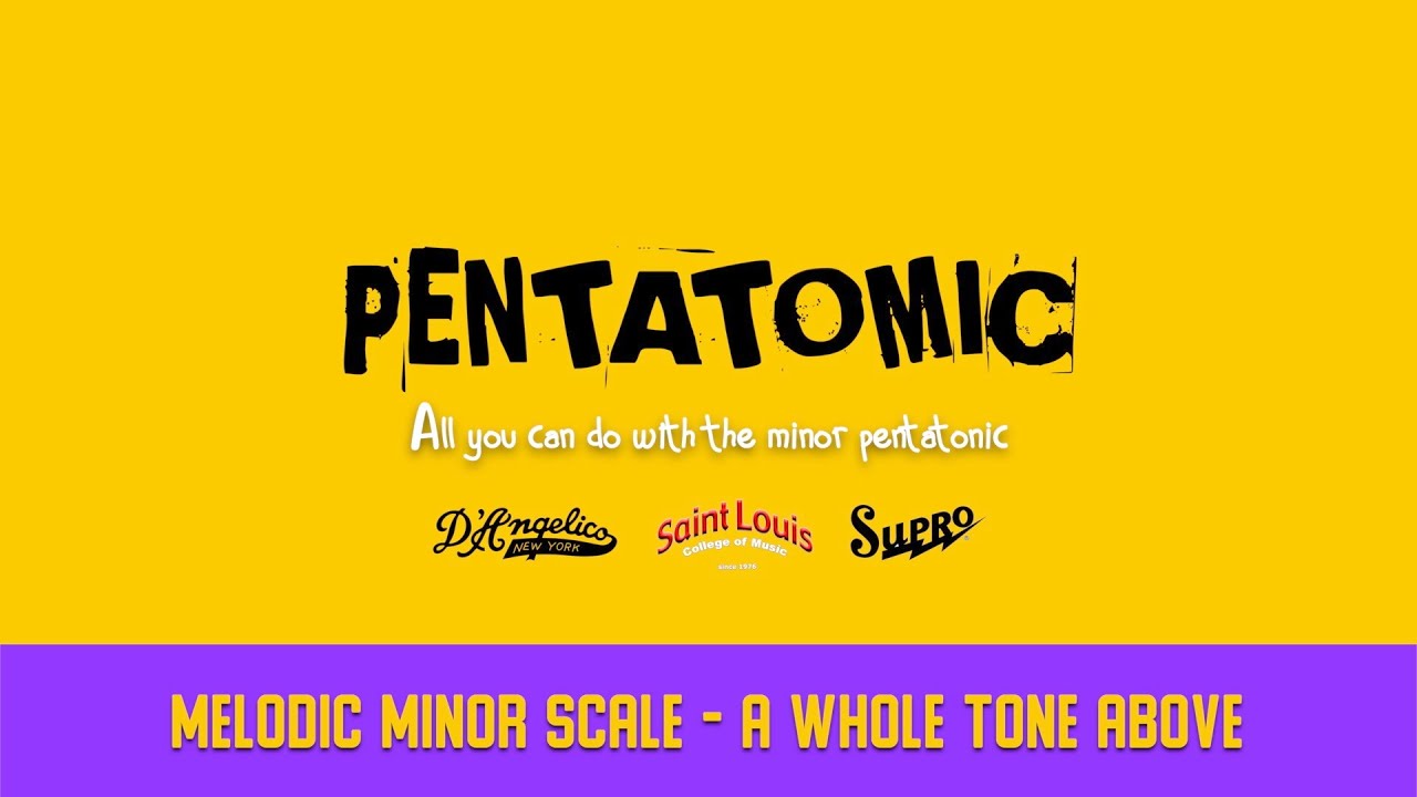 Melodic minor scale - pentatonic minor scale a whole tone above ...