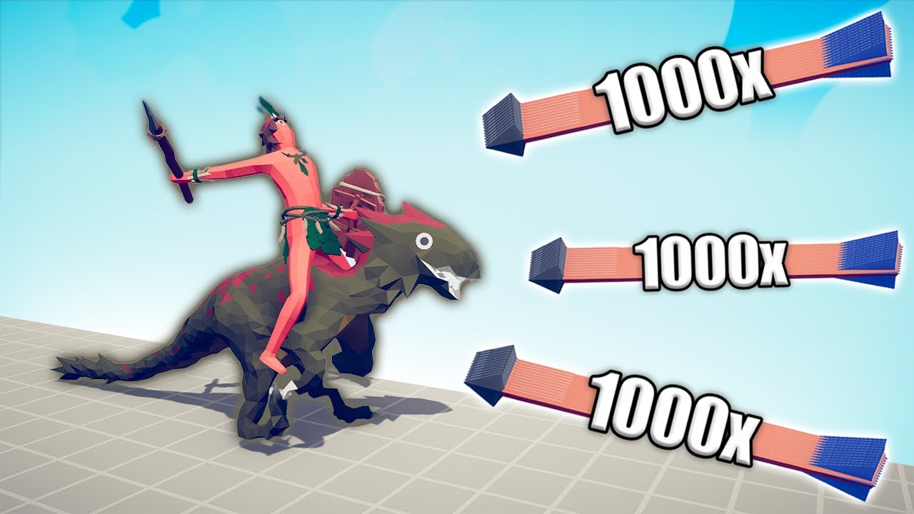 RAPTOR RIDER vs 1000x OVERPOWERED UNITS - TABS | Totally Accurate ...