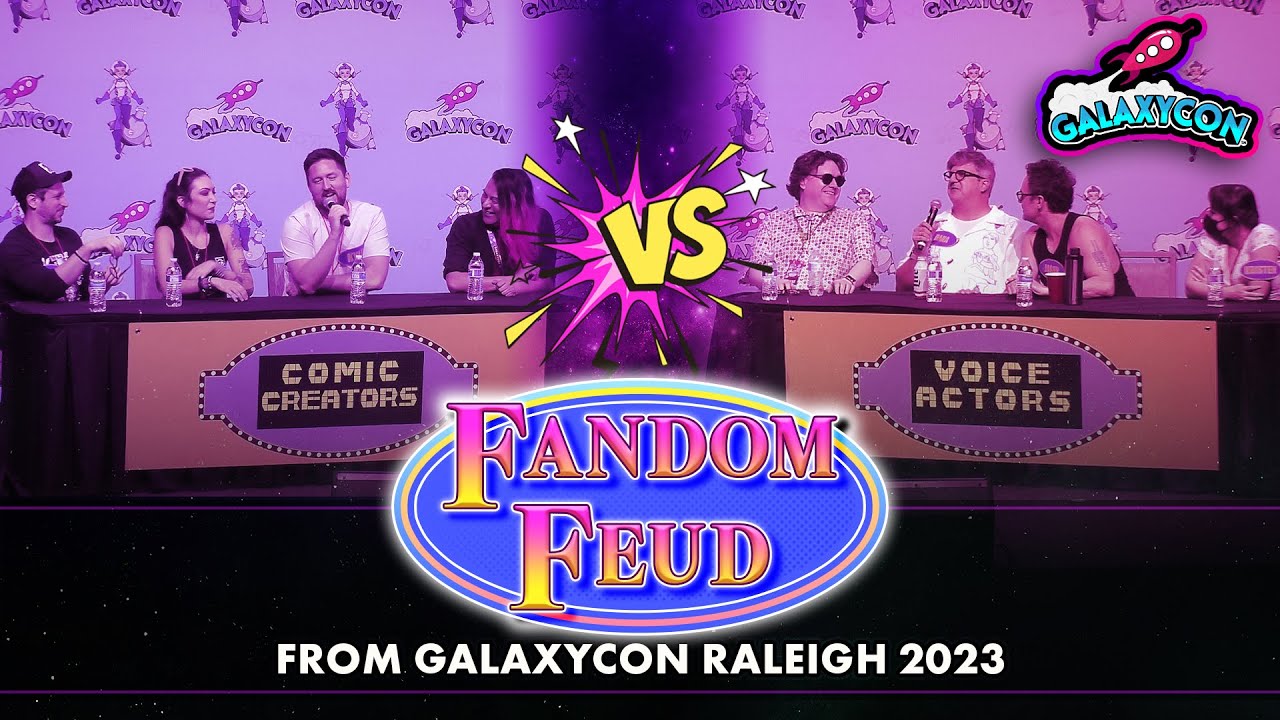 Fandom Feud: Comic Creators vs Voice Actorss - GalaxyCon Raleigh 2023 ...