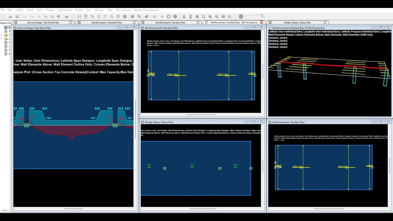 PT CONCRETE SLAB DESIGN PER ACI-318, WITH RAM CONCEPT - YouTube