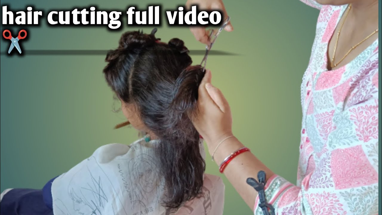 step hair cutting #feather hair cutting# full video tutorial# YouTube ...