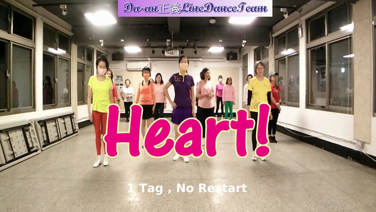 Heart! - Line Dance - YouTube